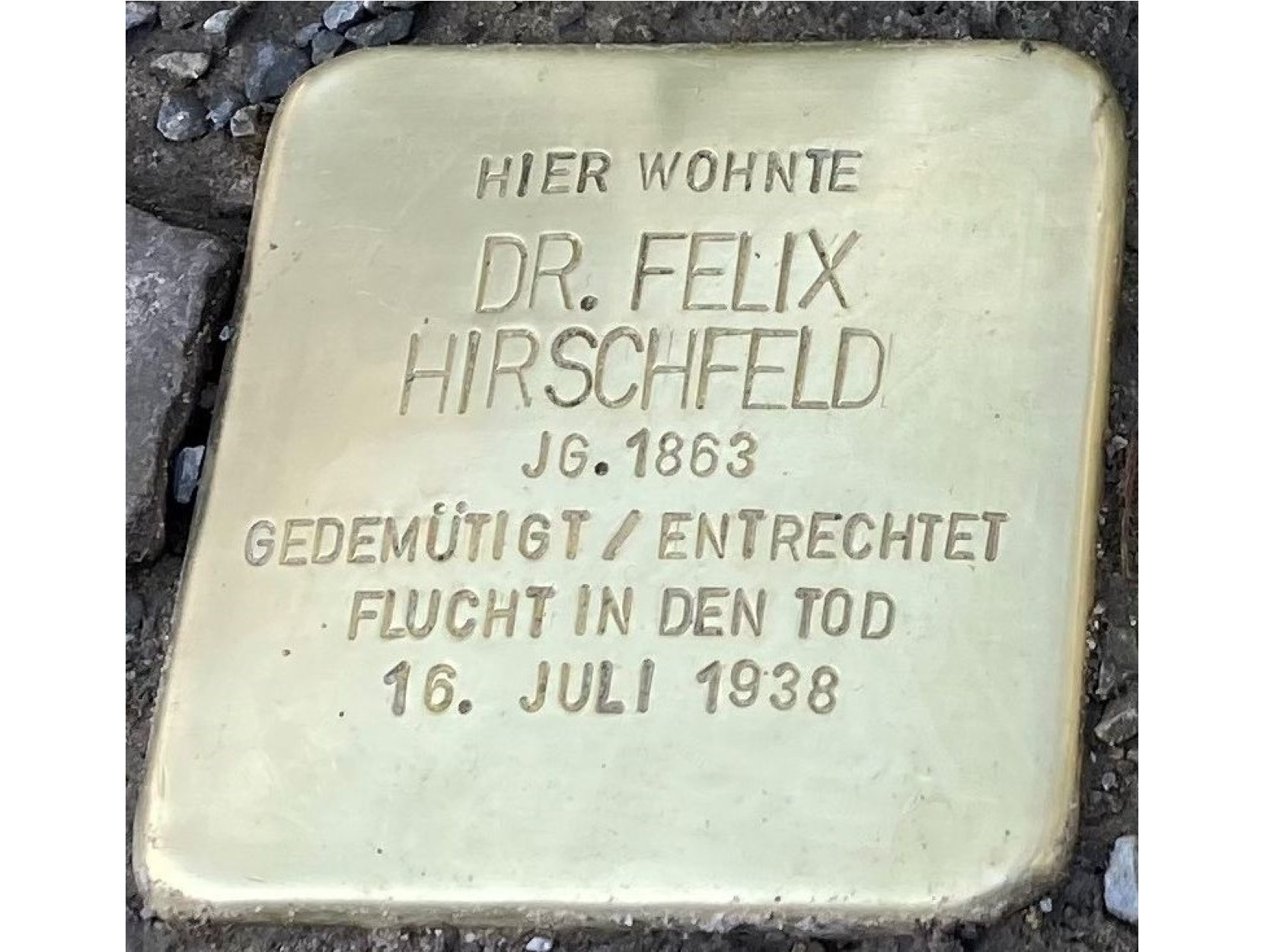 Stolpersteine Bambergerstr. 17 - Berlin.de