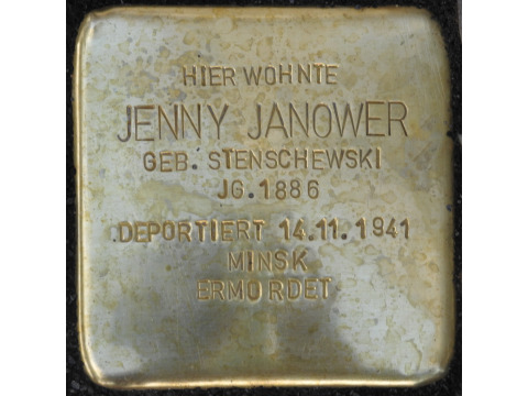 Stolpersteine Kaiserdamm 105 - Berlin.de