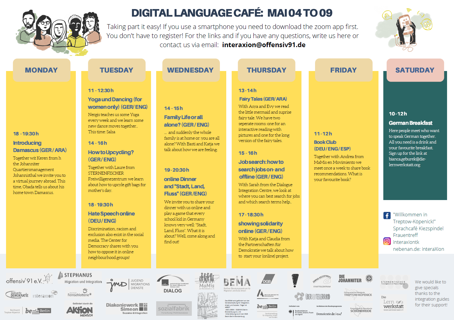 Digitales Sprachcafé | Digital Language Café - Berlin.de